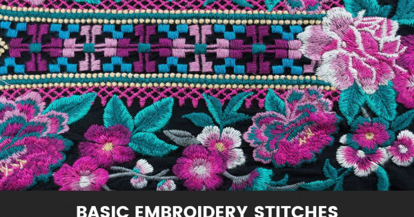 Beginner's Guide to Embroidery Stitches