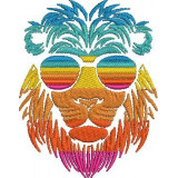Retro Lion Design