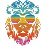 Retro Lion Design
