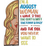 August Woman -Machine Embroidery Pattern