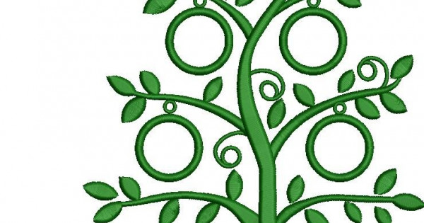 Family Tree Embroidery Pattern