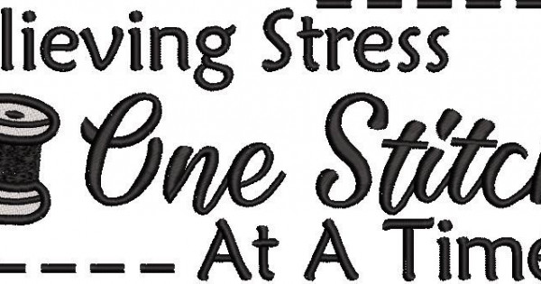 Relieving Stress One Stitch At A Time