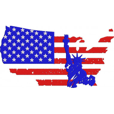 USA Flag with National Anthem