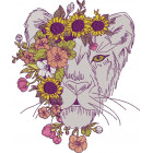 Floral Lion