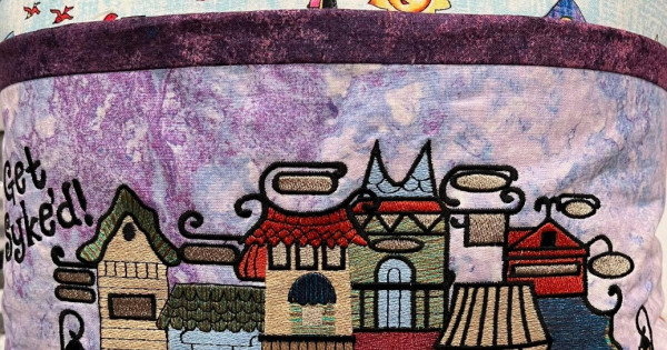 Get Syked Street City Art - Machine Embroidery Design