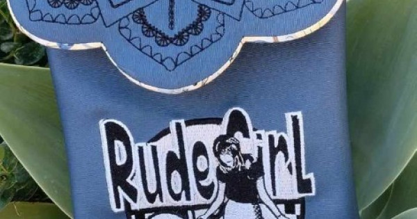 Rude Girl Ska Embroidery Design