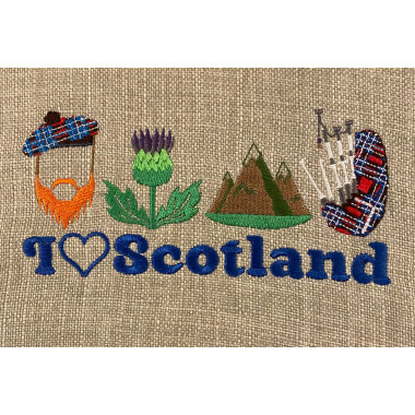 Scotland Forever Embroidery Design