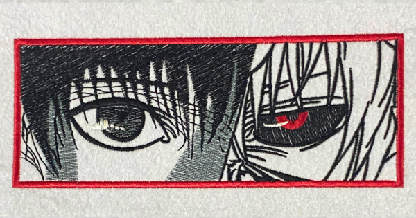 Tokyo Ghoul Kaneki Eyes Embroidery Design