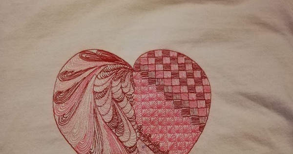 Colorful Heart - Machine Embroidery Design