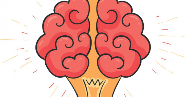 Brain Bulb Vector Only