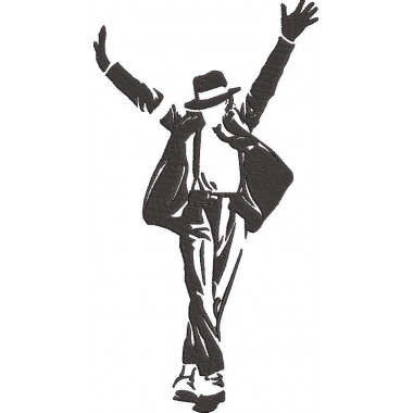 Michael Jackson Toe Stand Embroidery Design