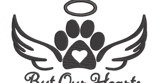 Lost Dog Grief Quote Embroidery Design