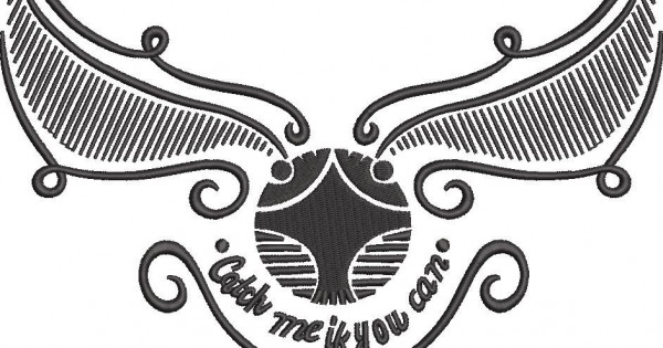 Snitch Art Embroidery Design