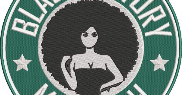Black History Badge Embroidery Design