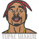 Tupac Shakur Embroidery Design