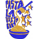 Pasta La Vista Baby Embroidery Design