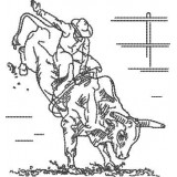 Rodeo Embroidery Design