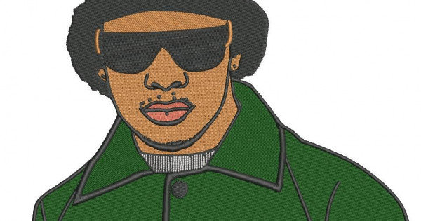 Straight Outta Compton Embroidery Design