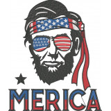 Merica Embroidery Design