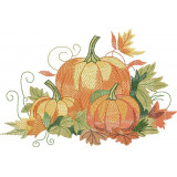 Pumpkin Patch Embroidery Design