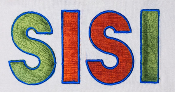 Sisi Applique Embroidery Design Embroidery Design - Instant Download