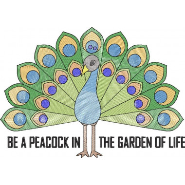 Peacock Embroidery Pattern