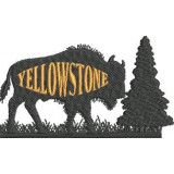 Yellowstone National Park Embroidery Design
