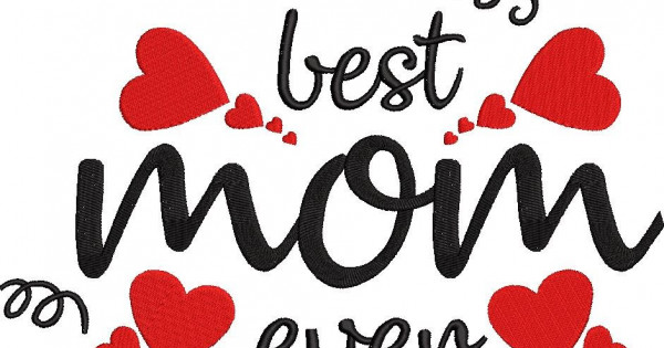 Best Mom Ever Wordart