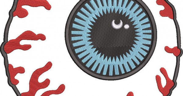 Eye Embroidery Design