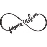 Forever In Love Embroidery Design