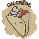 Oh Crepe Embroidery Design