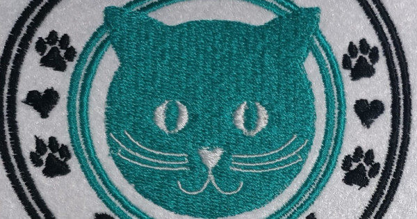Crazy cat lady Embroidery Design