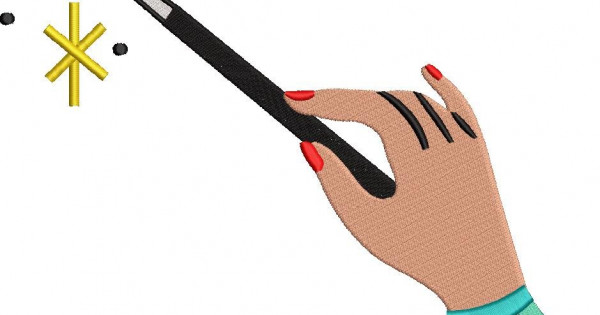 Magic Stick Design Embroidery Design