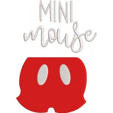 Mini Mouse Embroidery Design