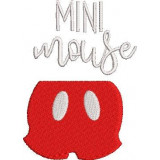 Mini Mouse Embroidery Design
