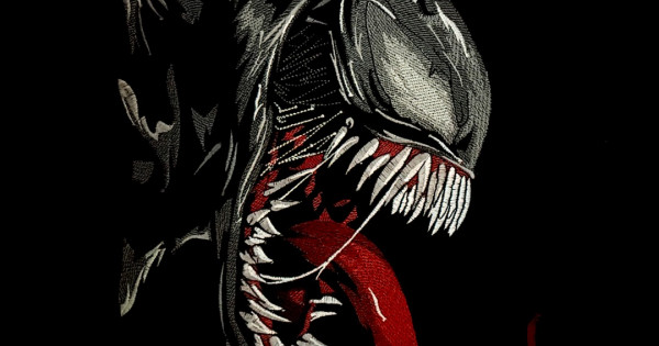 Symbiote Design Embroidery Design