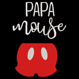 Papa Mouse Embroidery Design
