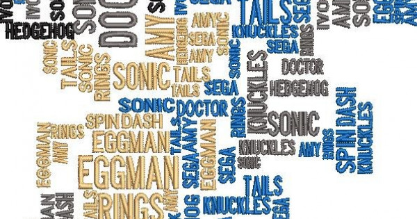 Sonic Dash Wordart