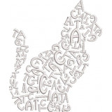 Cat Word Art