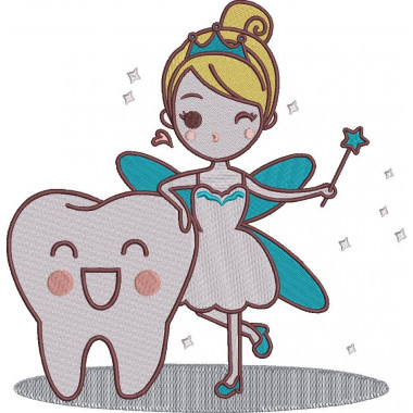 Cute Tooth Fairy Pattern
