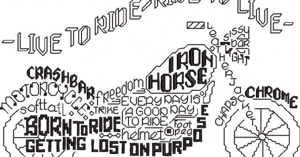 Live To Ride Wordart
