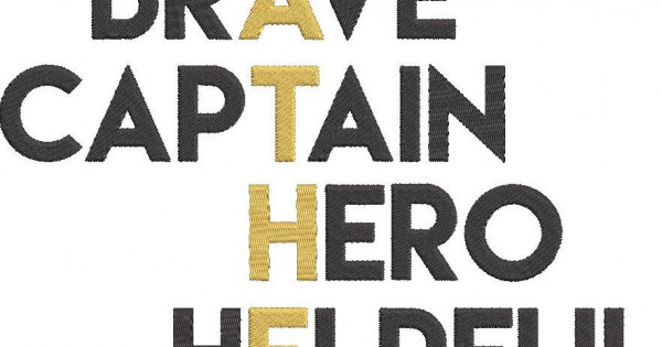 Funny Brave Captain Hero Helpful Friend