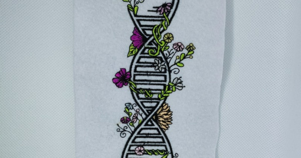 Nature In My DNA Embroidery Design