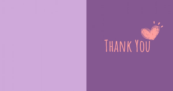 Thank You Foldable Printable Cards