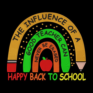 Old School Quote Embroidery Design