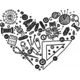 Sewing Heart Shape