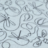 Garden Dragonfly Quilting Pattern Embroidery Design - Instant Download