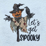 Halloween Pumpkin Scarecrow Embroidery Design - Instant Download