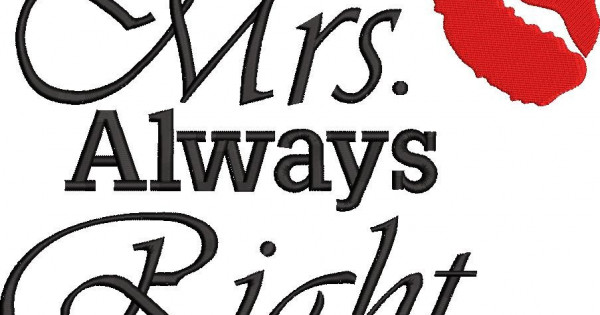Mrs Always Right