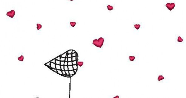 Girl Catching Hearts